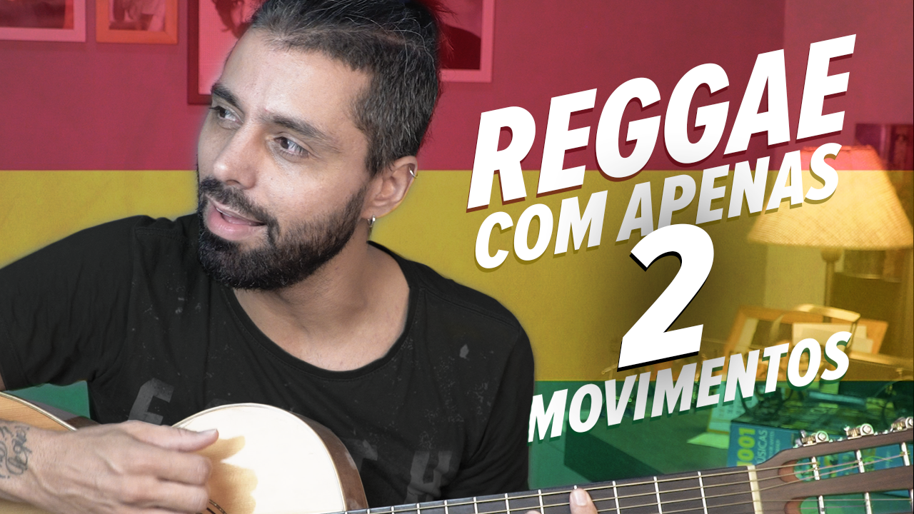 BATIDA DE REGGAE com apenas 2 MOVIMENTOS - Aprendendo com o Tio